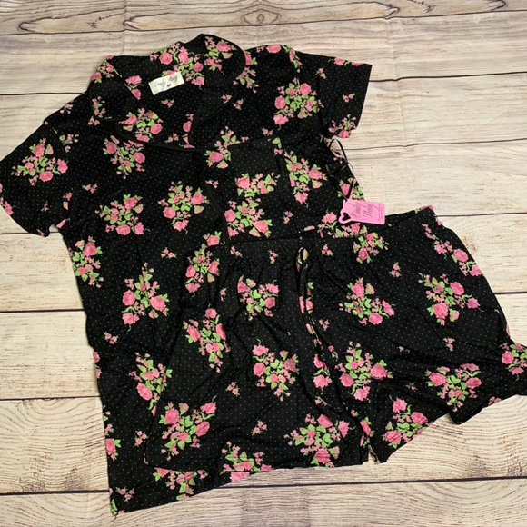 Emily Stacy | Intimates & Sleepwear | Emily Stacy Nwt Collared Pajama ...